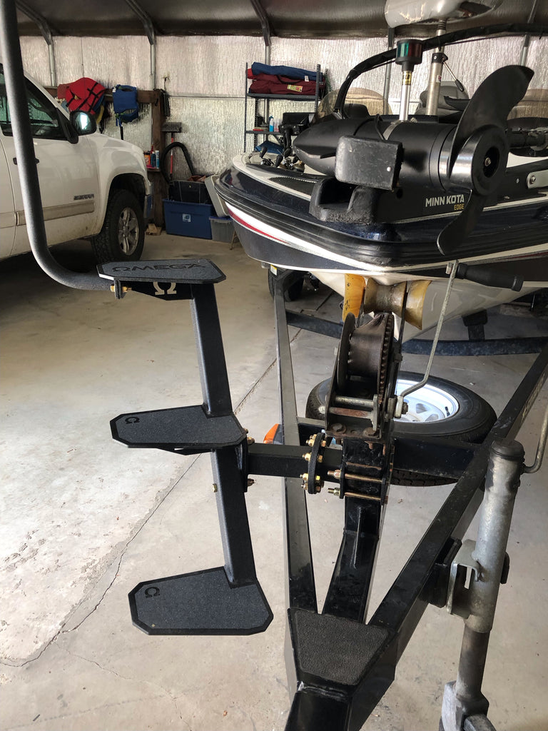 XL Winch-Mount Boat Trailer Step 450lb Rated, Omega Boat Trailer Step ...
